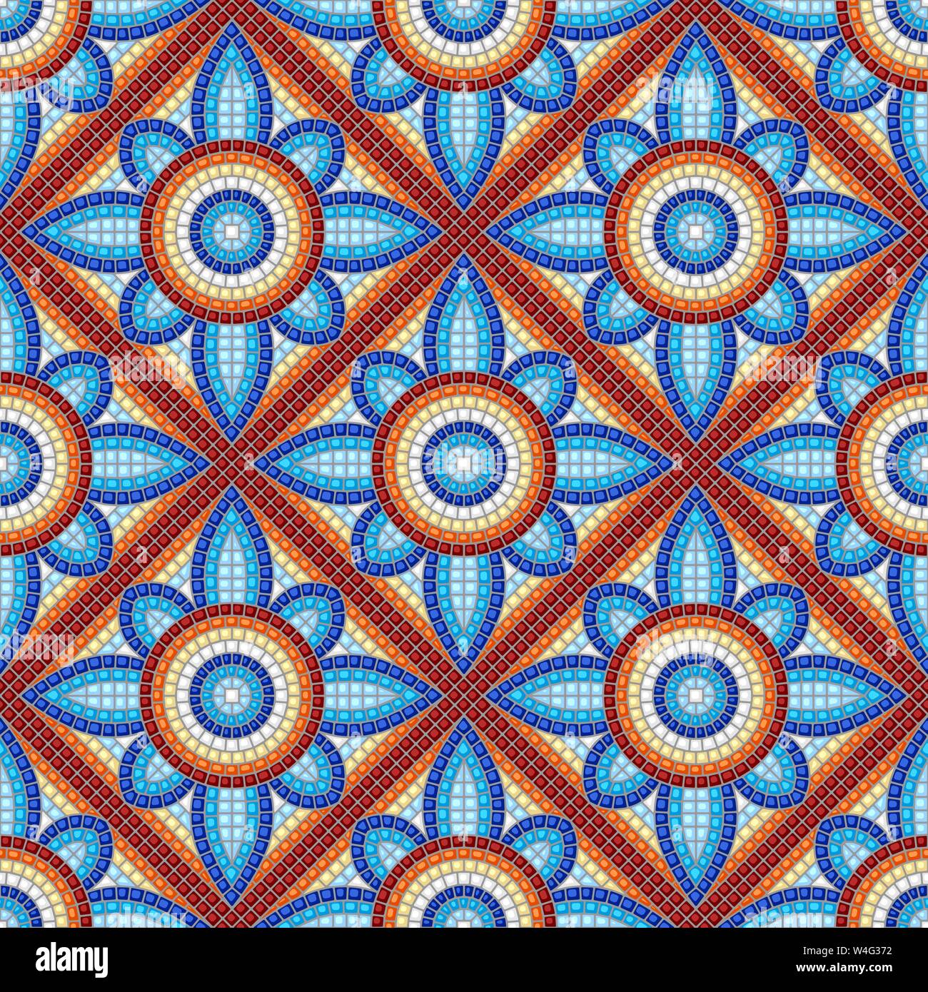 Ancient mosaic ceramic tile pattern Stock Vector Image & Art - Alamy