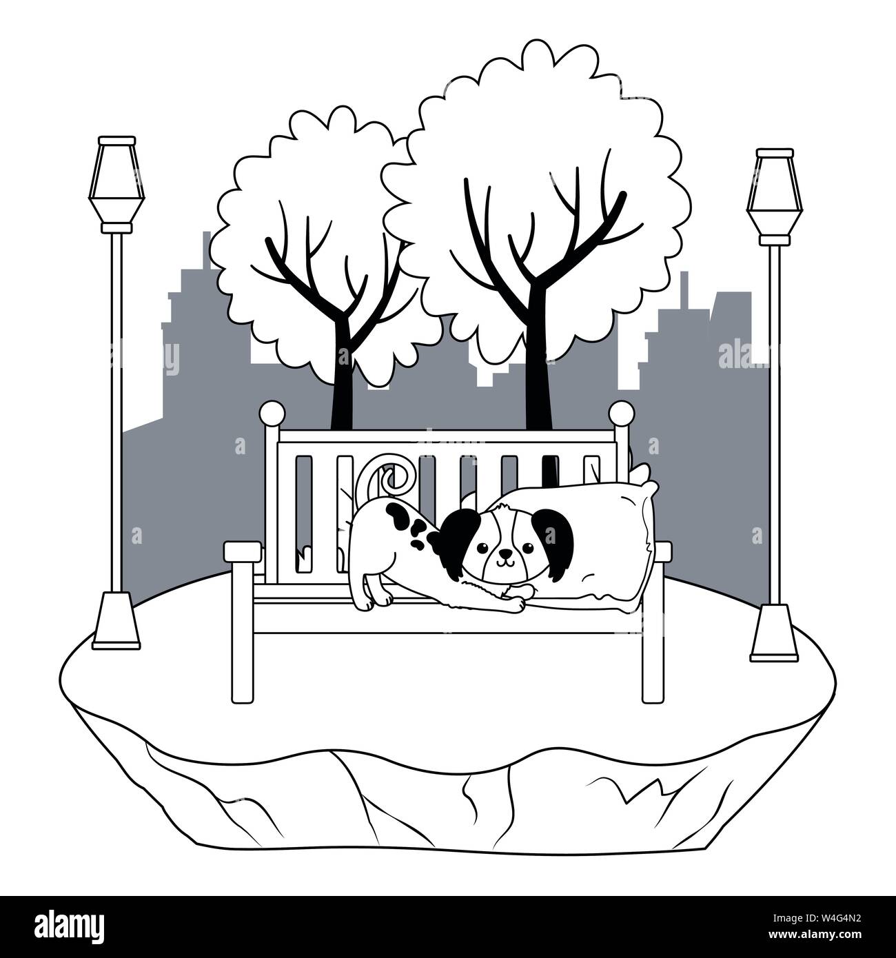 Dog cartoon design, Mascot pet animal nature cute and puppy theme ...