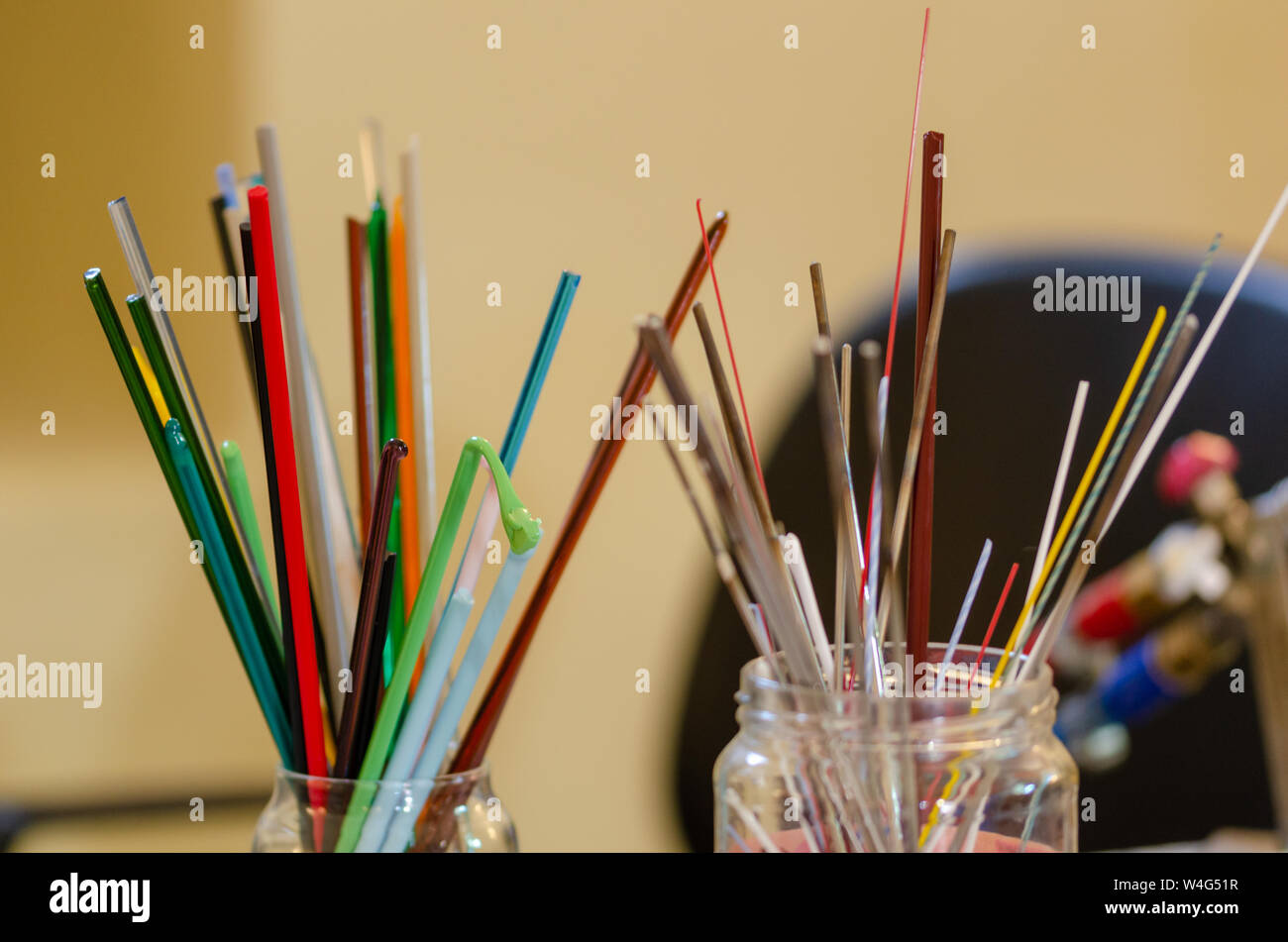 Glass rods hi-res stock photography and images - Alamy