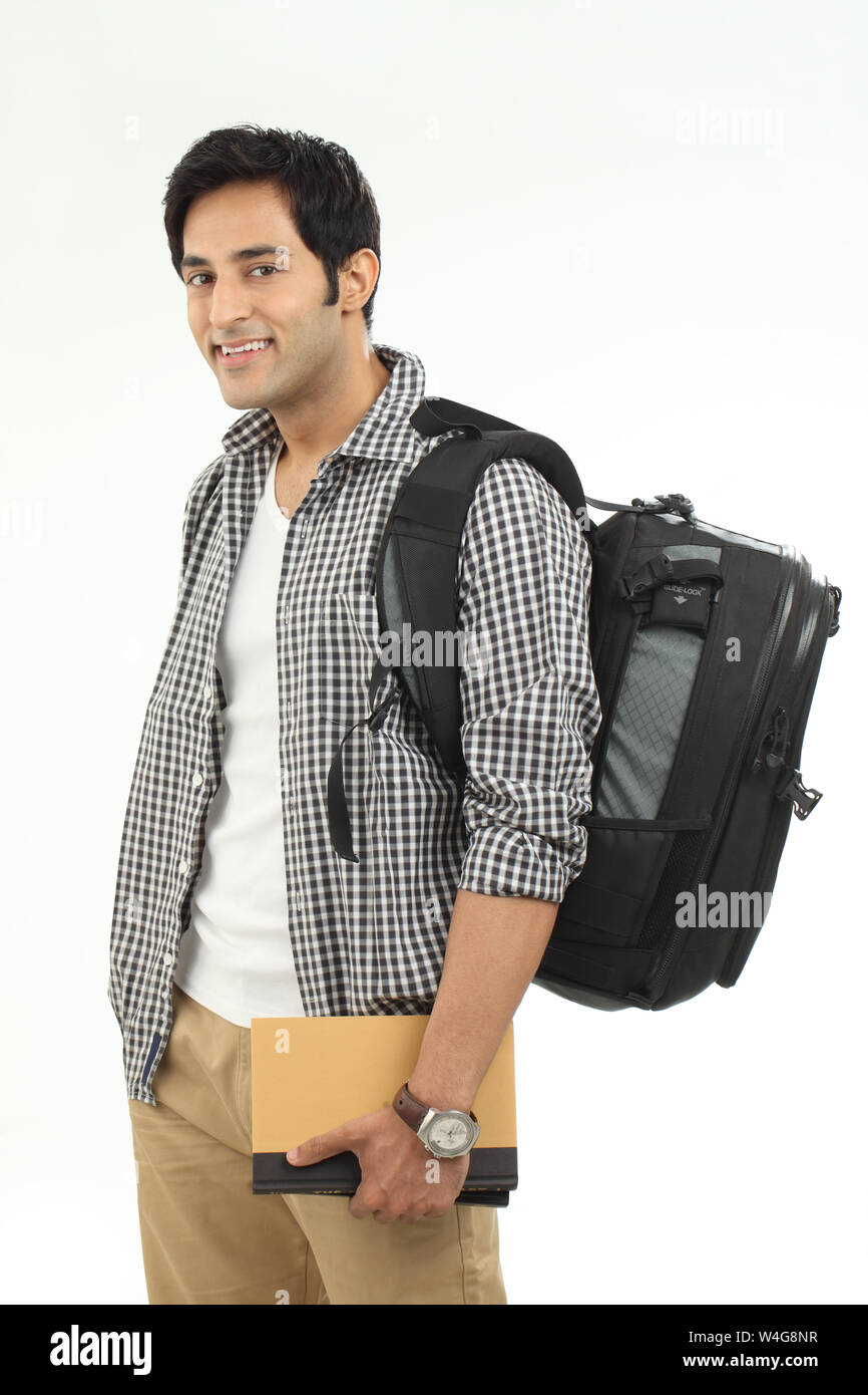Portrait of an Indian college student smiling Stock Photo - Alamy