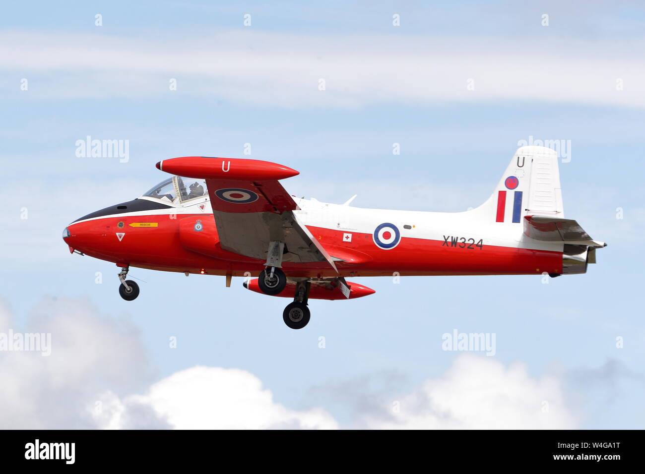 BAC Jet Provost arriving at the Royal International Air Tattoo RIAT ...