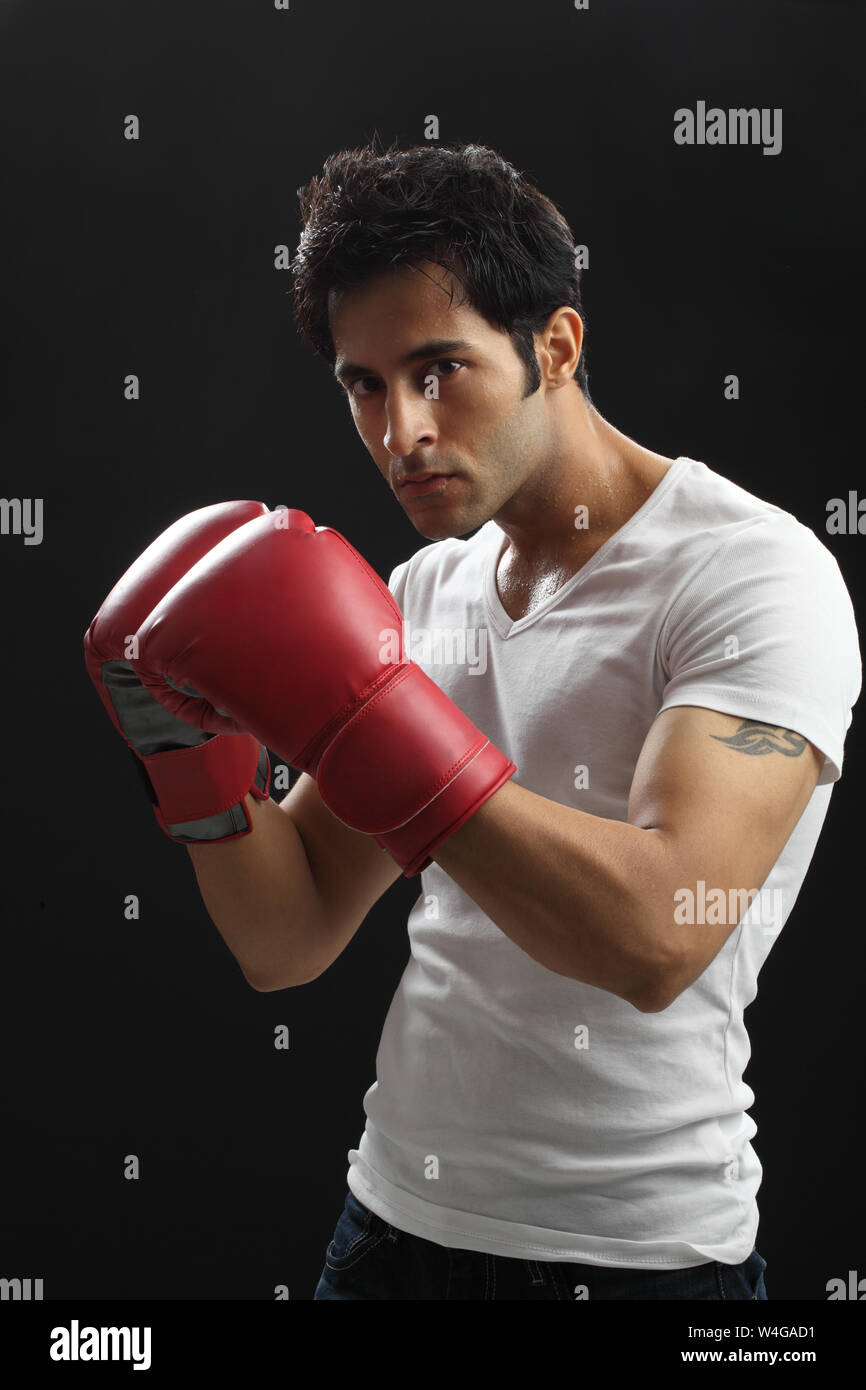 Indian man boxer boxing sports hi-res stock photography and images - Alamy