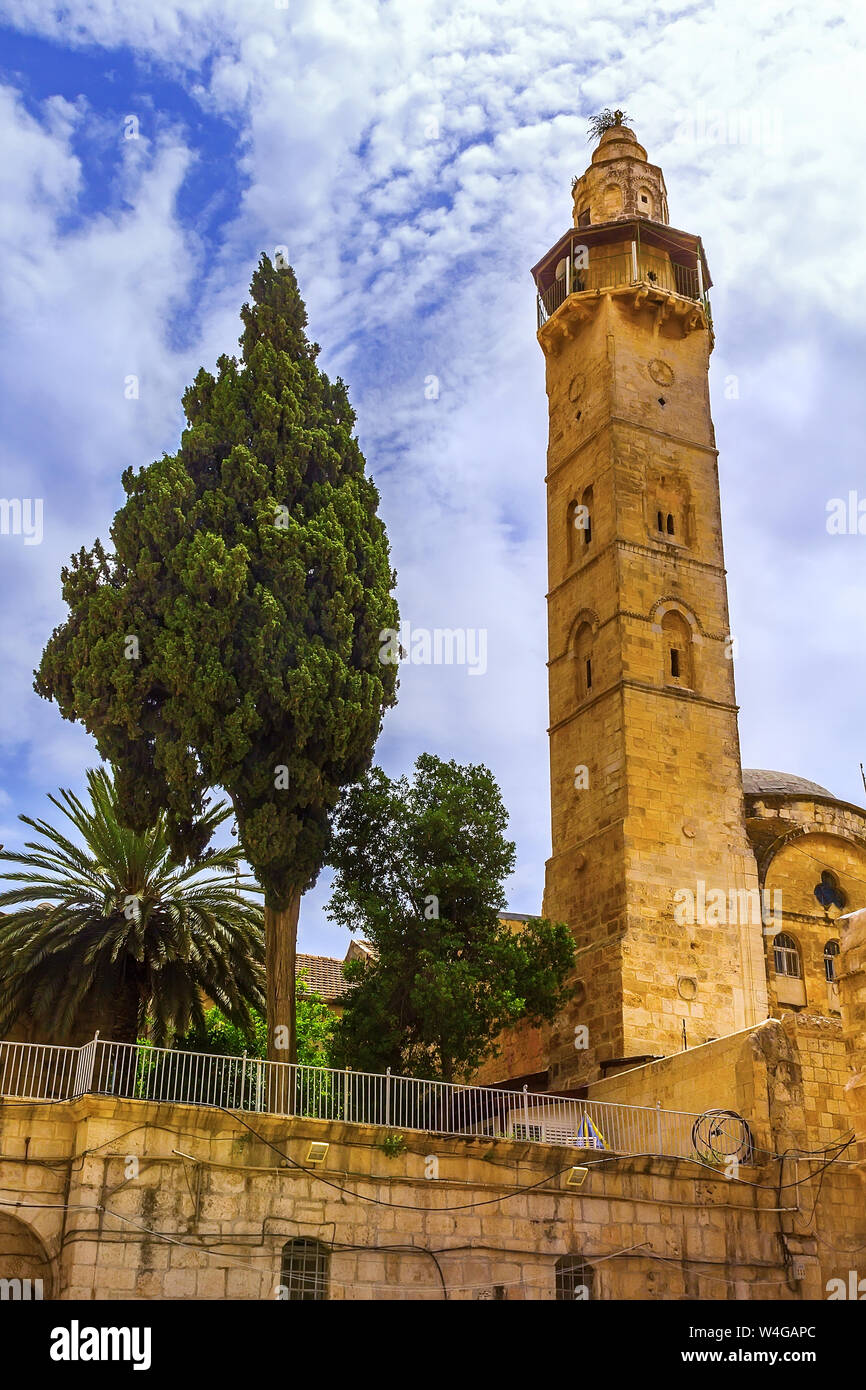 Mosque on the territory of ancient Jerusalem. Israel Stock Photo - Alamy