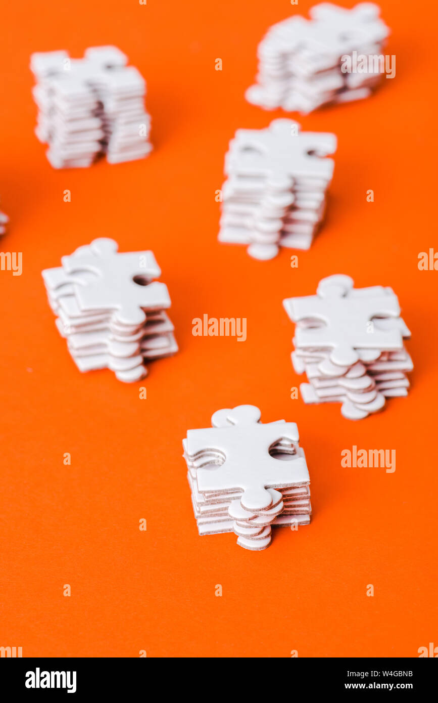 Stacked Puzzle Pieces High Resolution Stock Photography and Images - Alamy