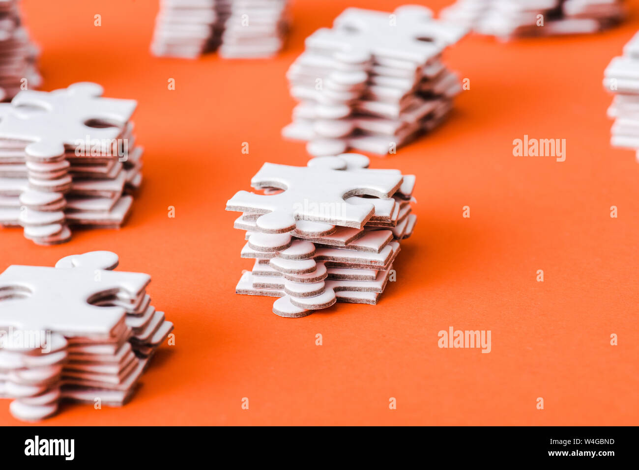 Stacked puzzle pieces hi-res stock photography and images - Alamy