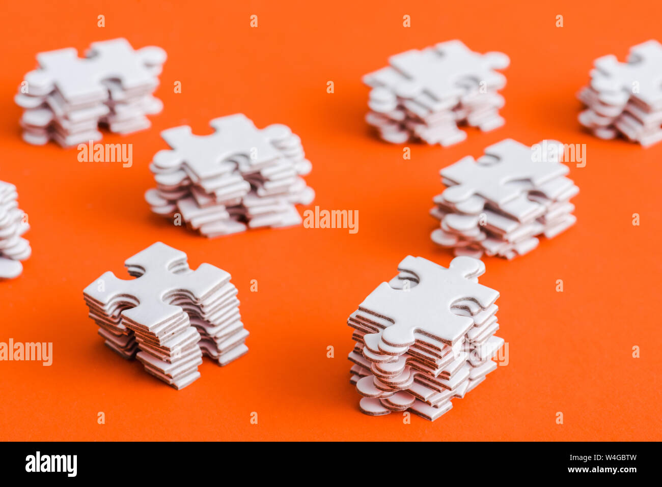 Stacked puzzle pieces hi-res stock photography and images - Alamy