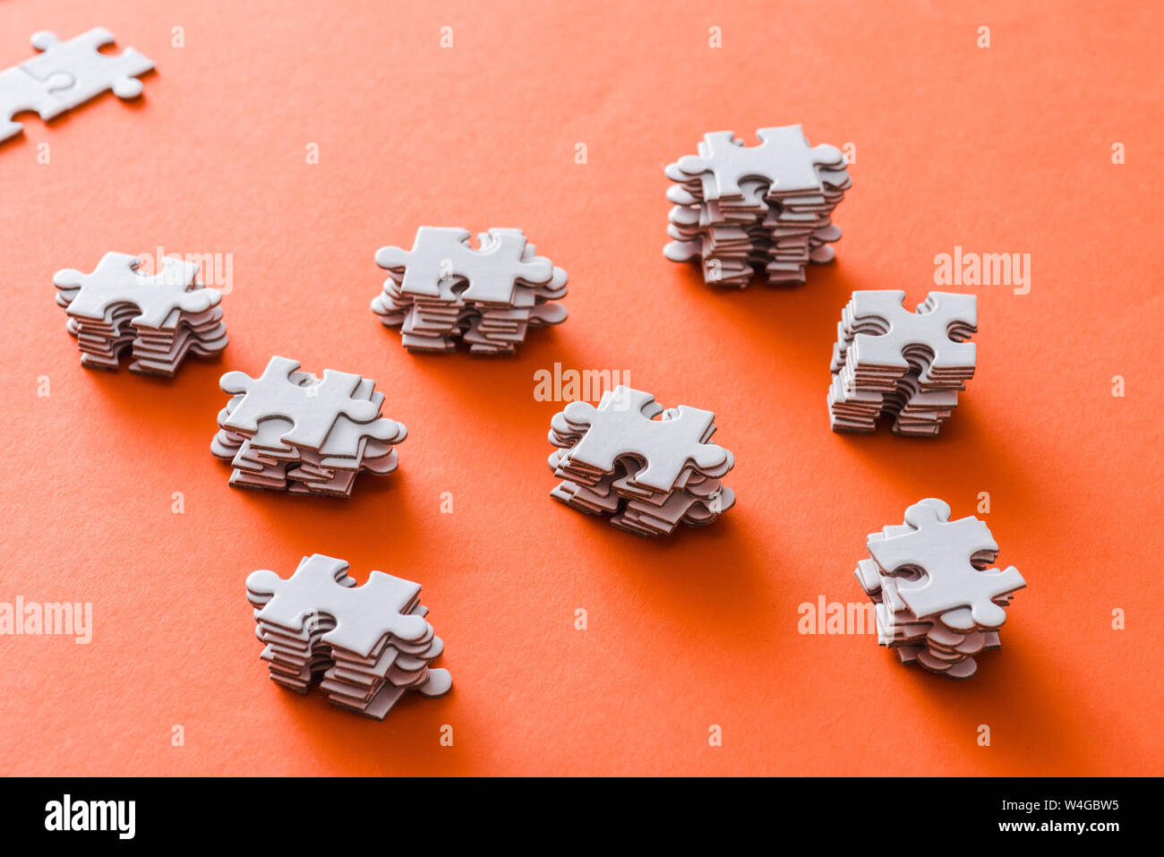 Stacked puzzle pieces hi-res stock photography and images - Alamy