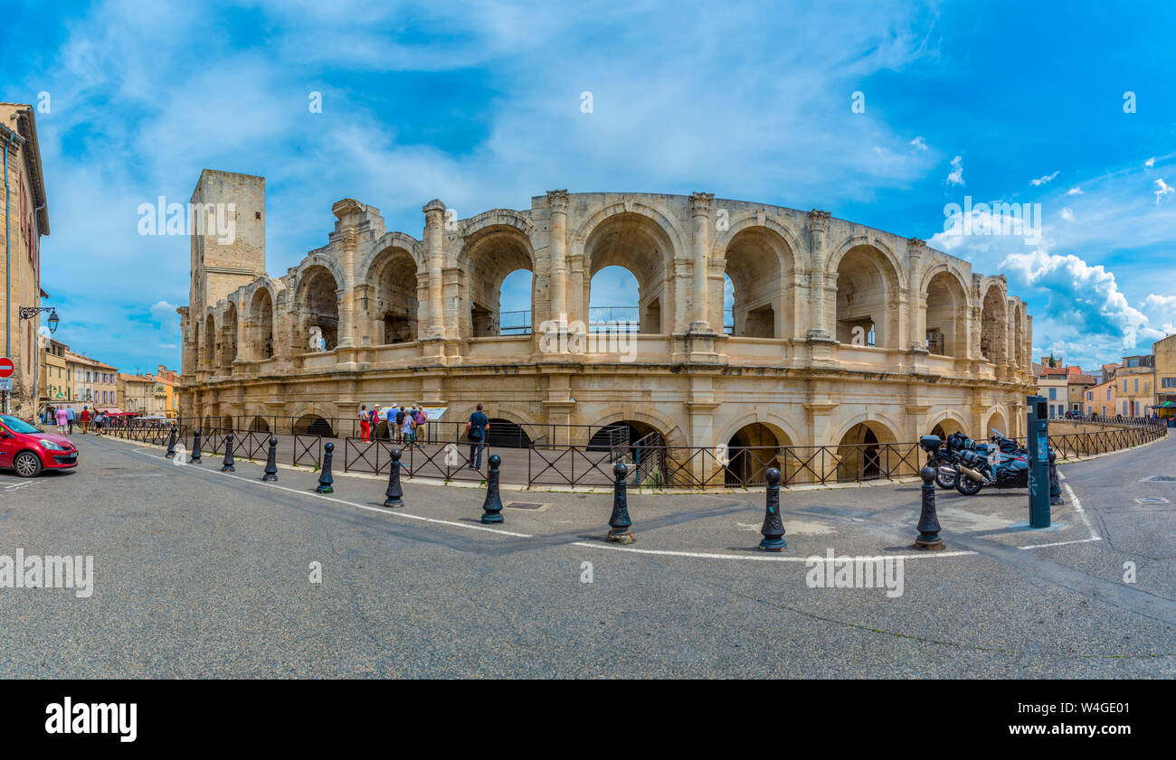 France, Arles, amphitheatre Stock Photo - Alamy