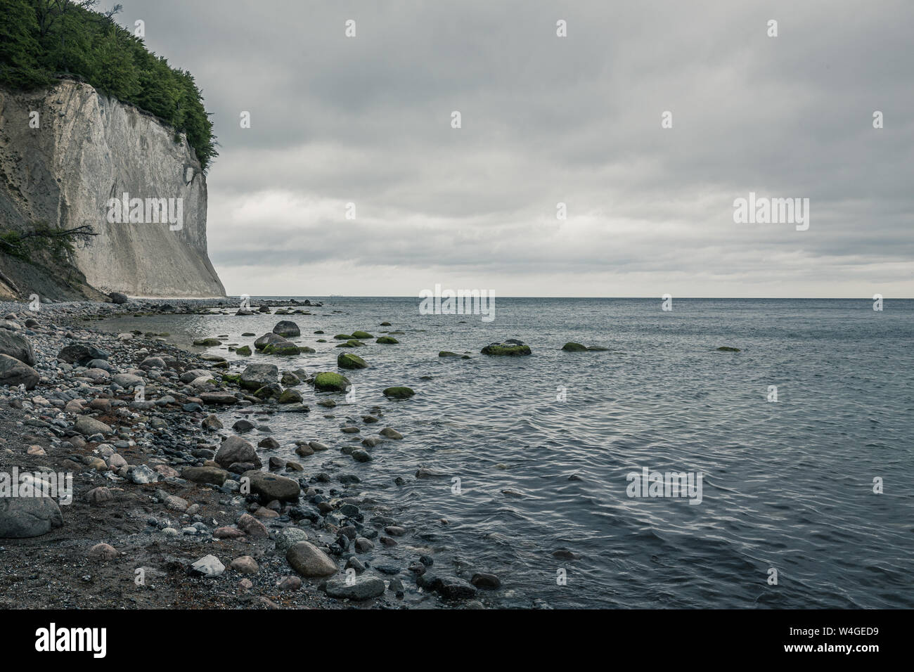 Rising cliffs above the sea coast / landscape Stock Photo - Alamy