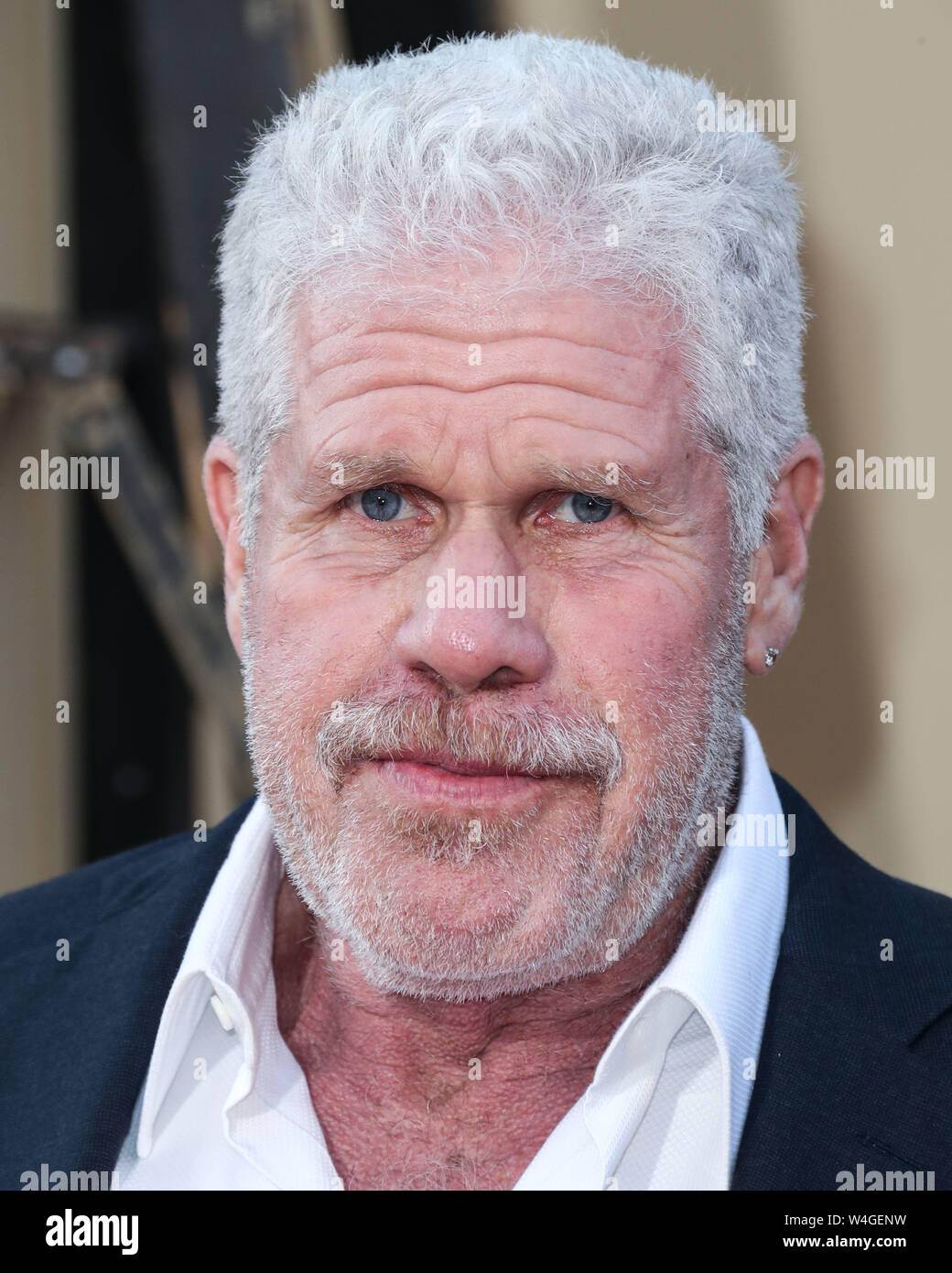 HOLLYWOOD, LOS ANGELES, CALIFORNIA, USA - JULY 22: Ron Perlman arrives ...