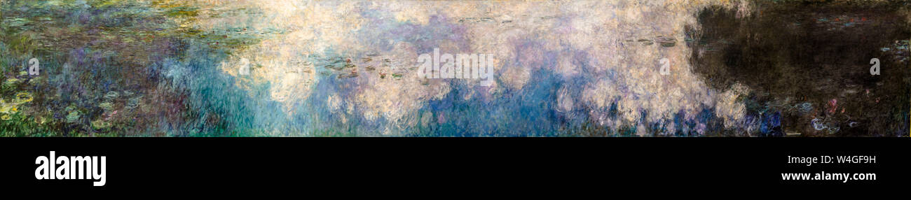 Claude Monet, The Water Lilies, The Clouds, Impressionist painting ...