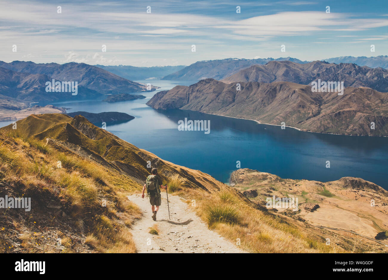 Roys Peak Lake Wanaka High Resolution Stock Photography and Images - Alamy
