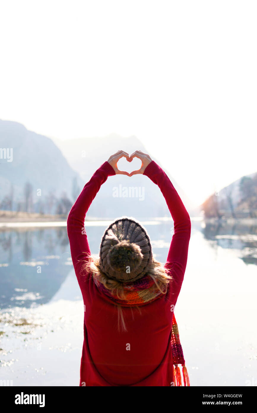 Hands making heart shape hi-res stock photography and images - Alamy