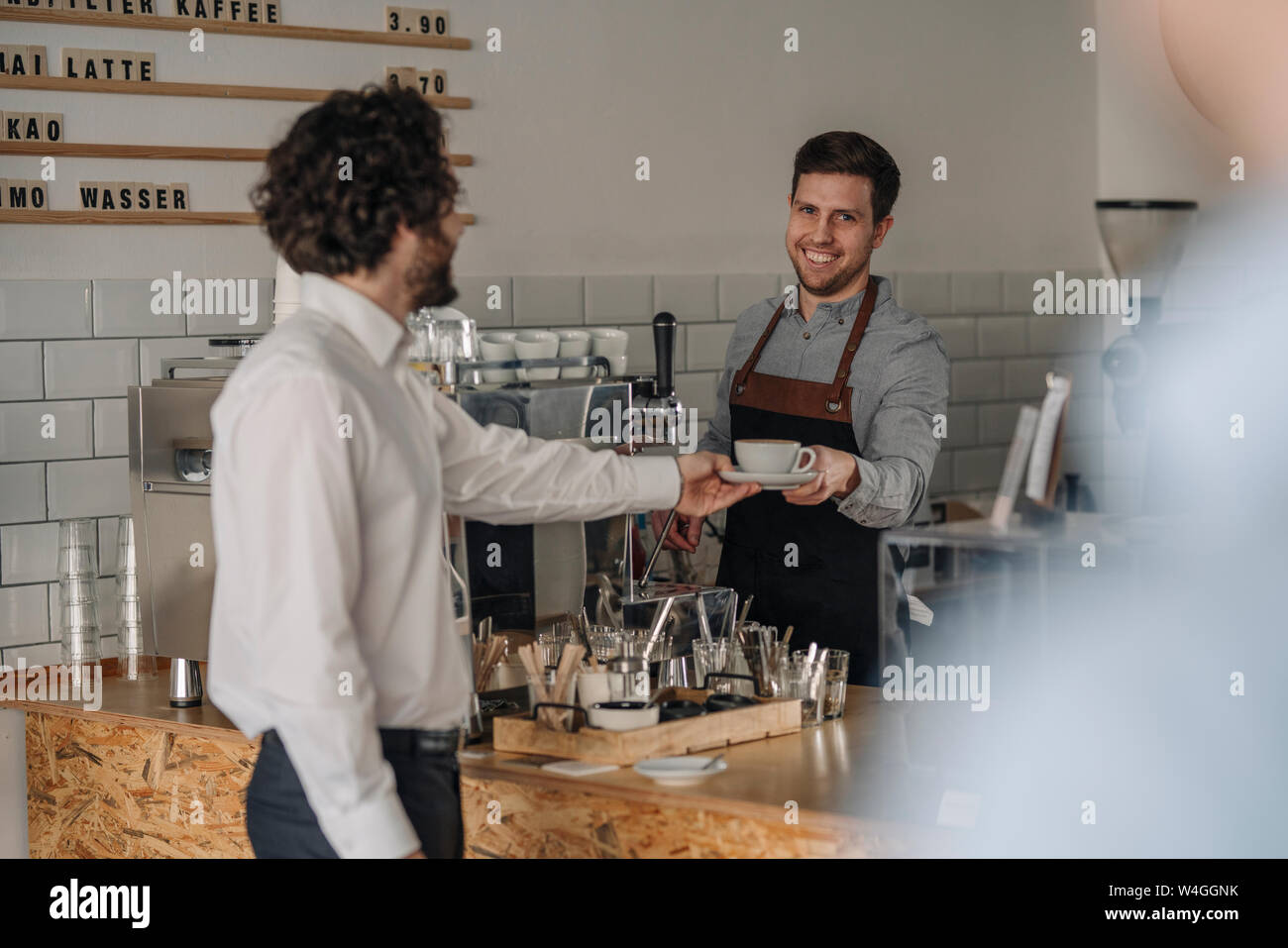 Customer friendly coffee shop hi-res stock photography and images - Alamy