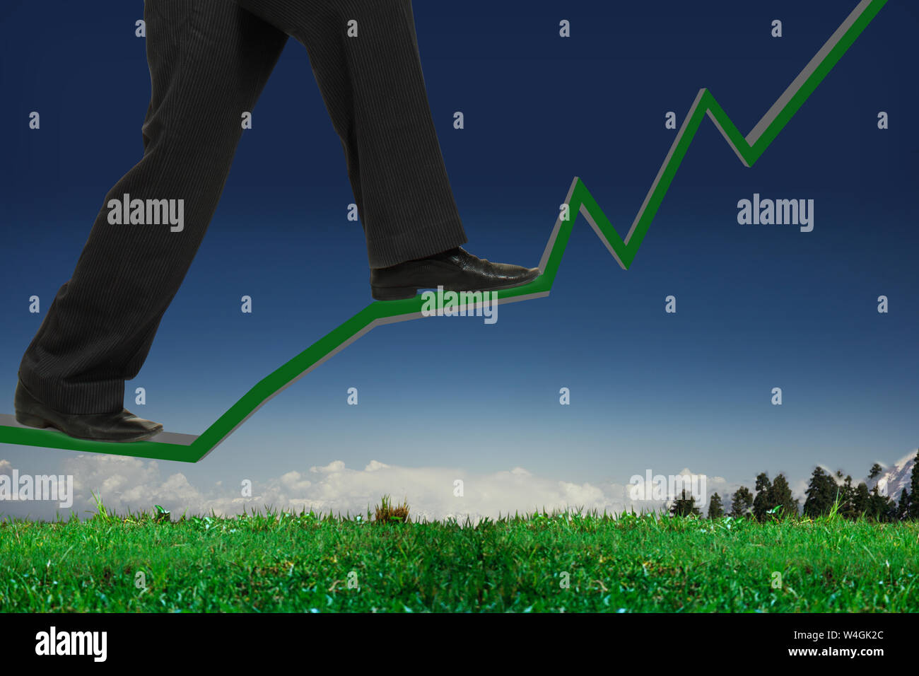 Line graph hi-res stock photography and images - Alamy