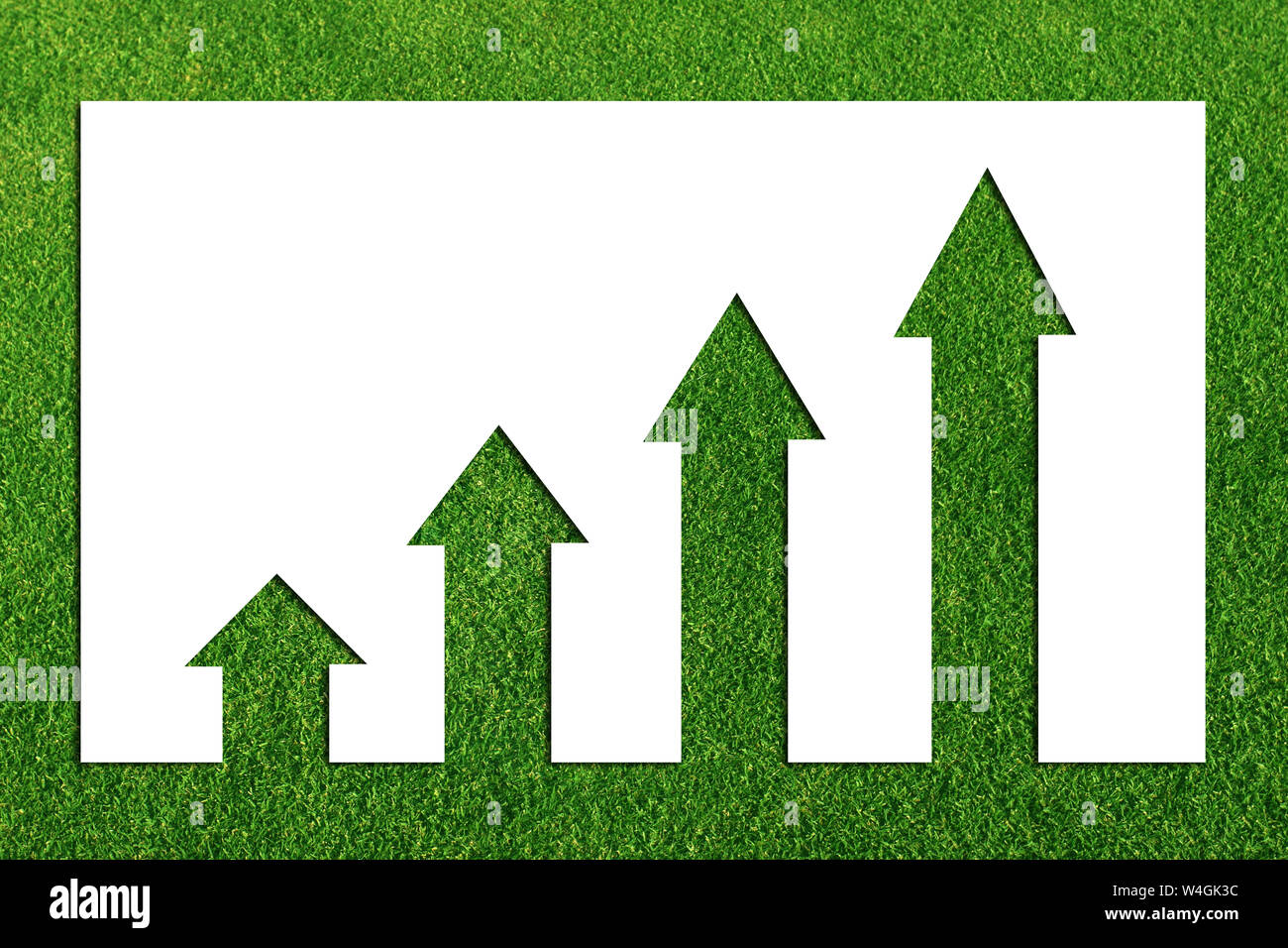 Line graph moving upwards hi-res stock photography and images - Alamy