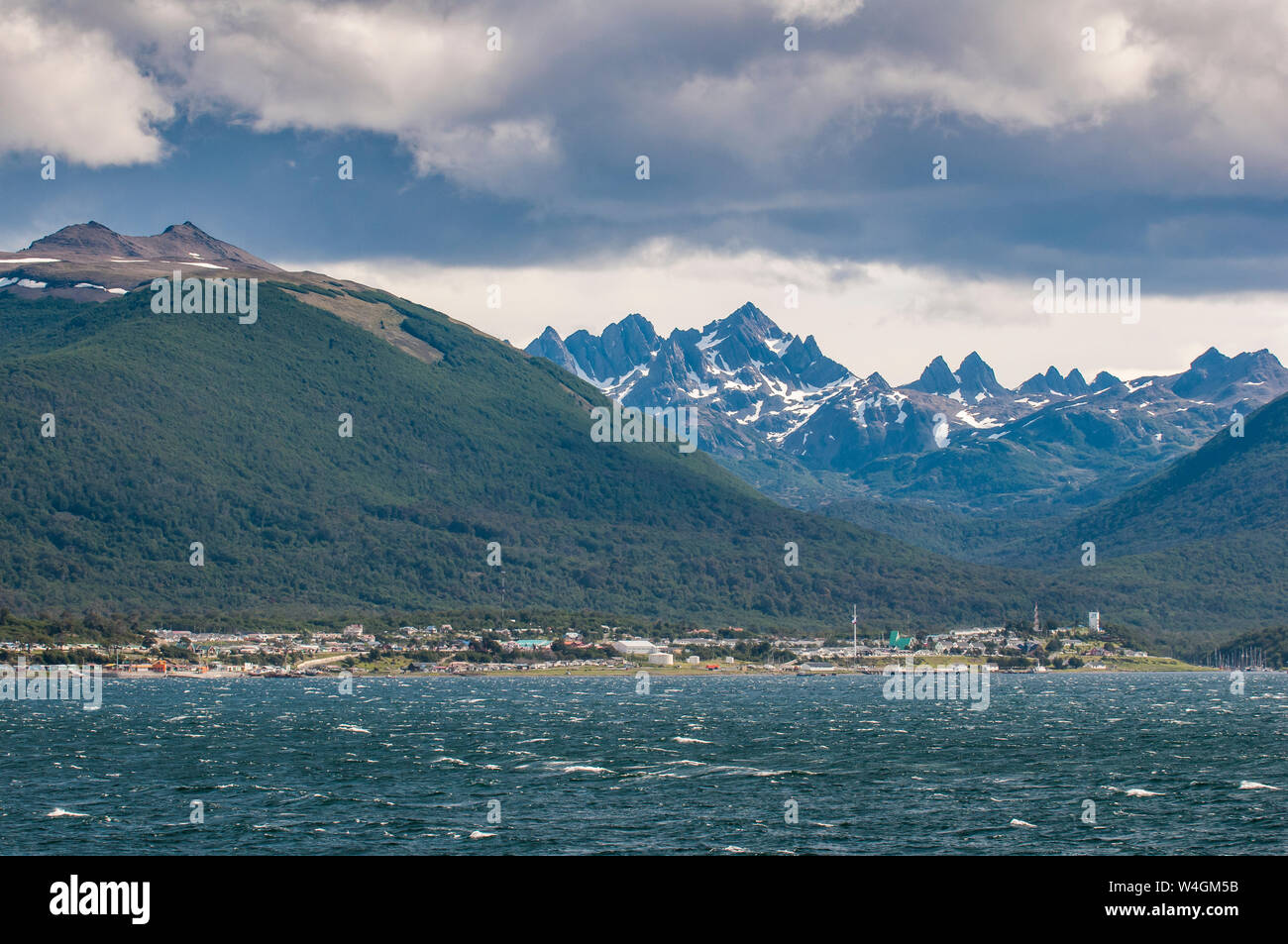 Puerto Wlliams, Beagle channel, Tierra del Fuego, Chile, South America ...