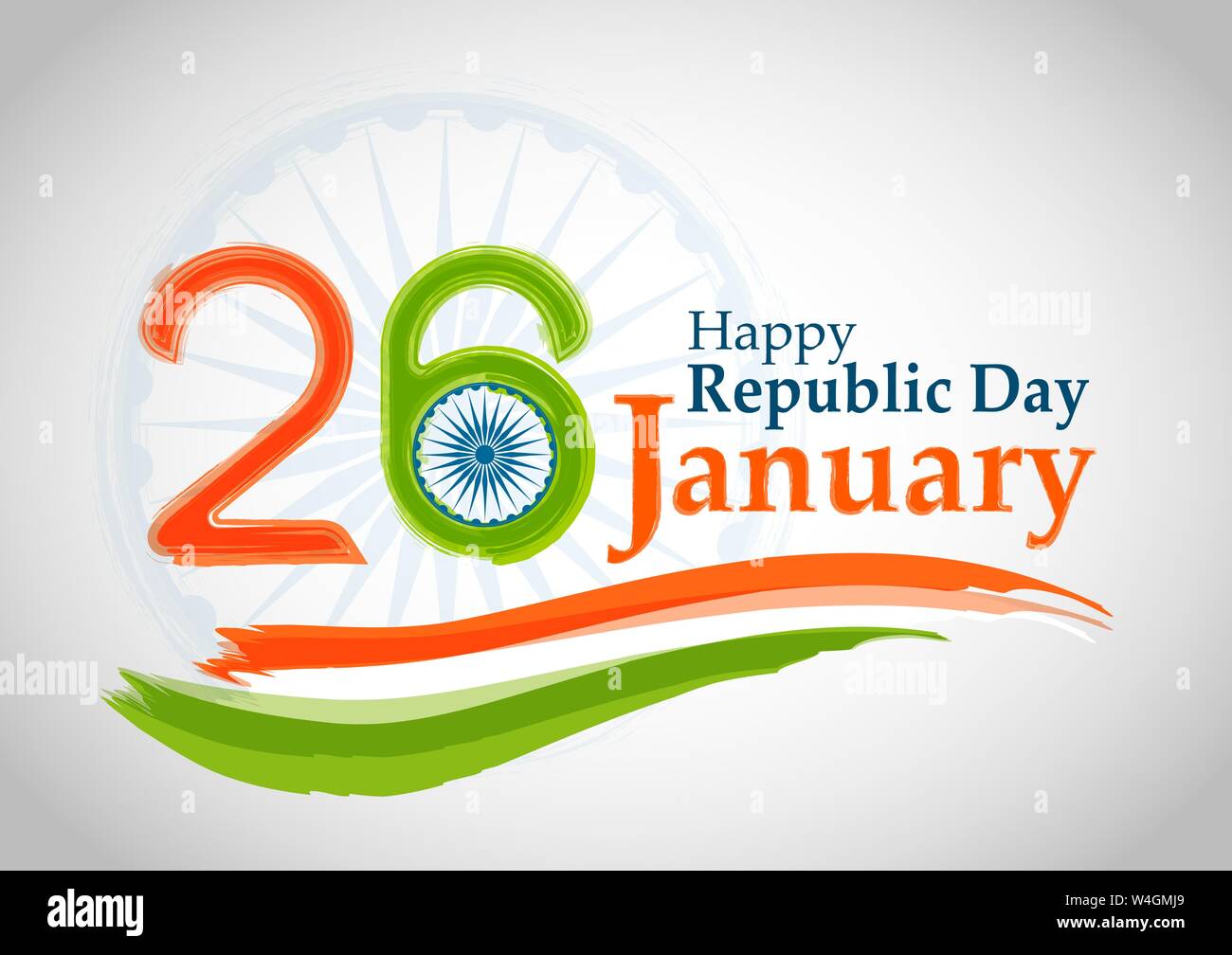 Indian Republic day concept 26 January. Vector illustration Stock ...