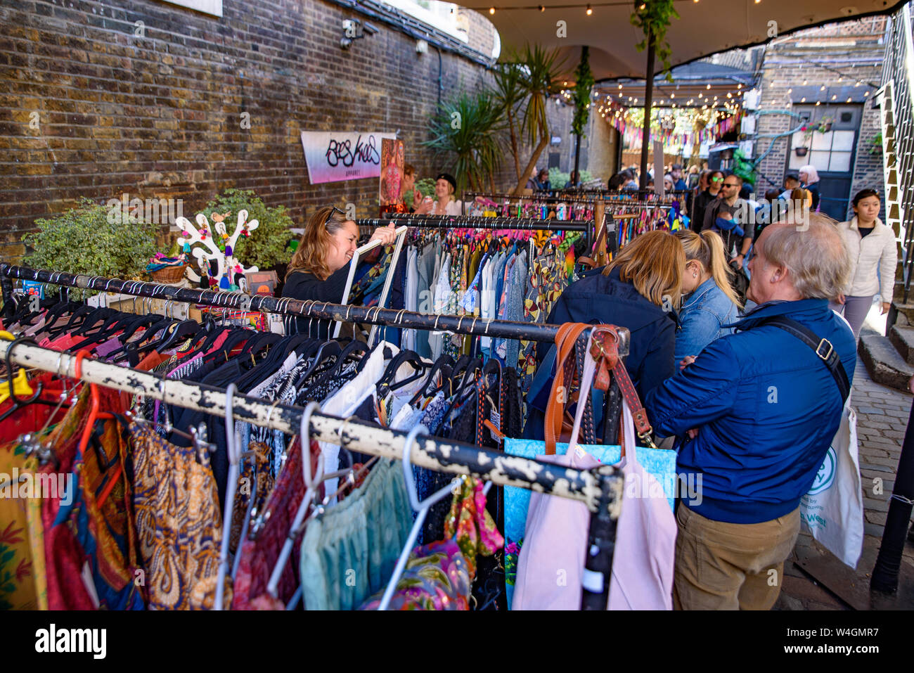 Brick Lane Sunday Market in London, United Kingdom Stock Photo - Alamy