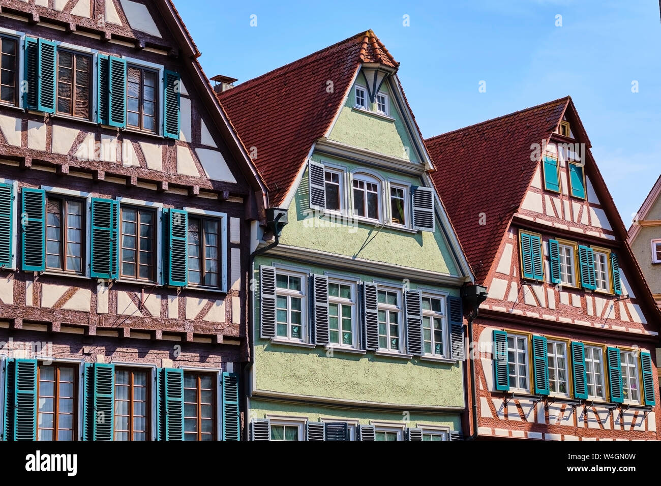 Timber framed houses old town hi-res stock photography and images - Alamy