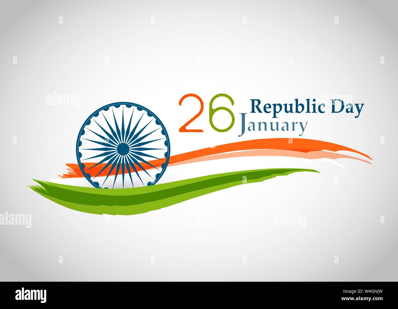Indian Republic day concept 26 January. Vector illustration Stock ...