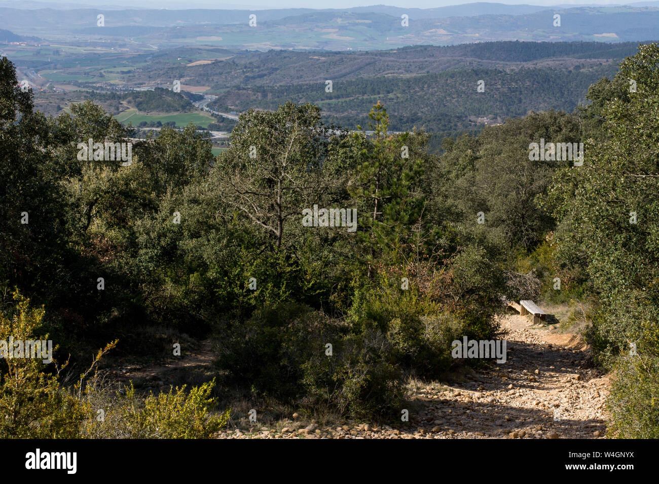 Landscape at Way of St. James, Spain Stock Photo - Alamy