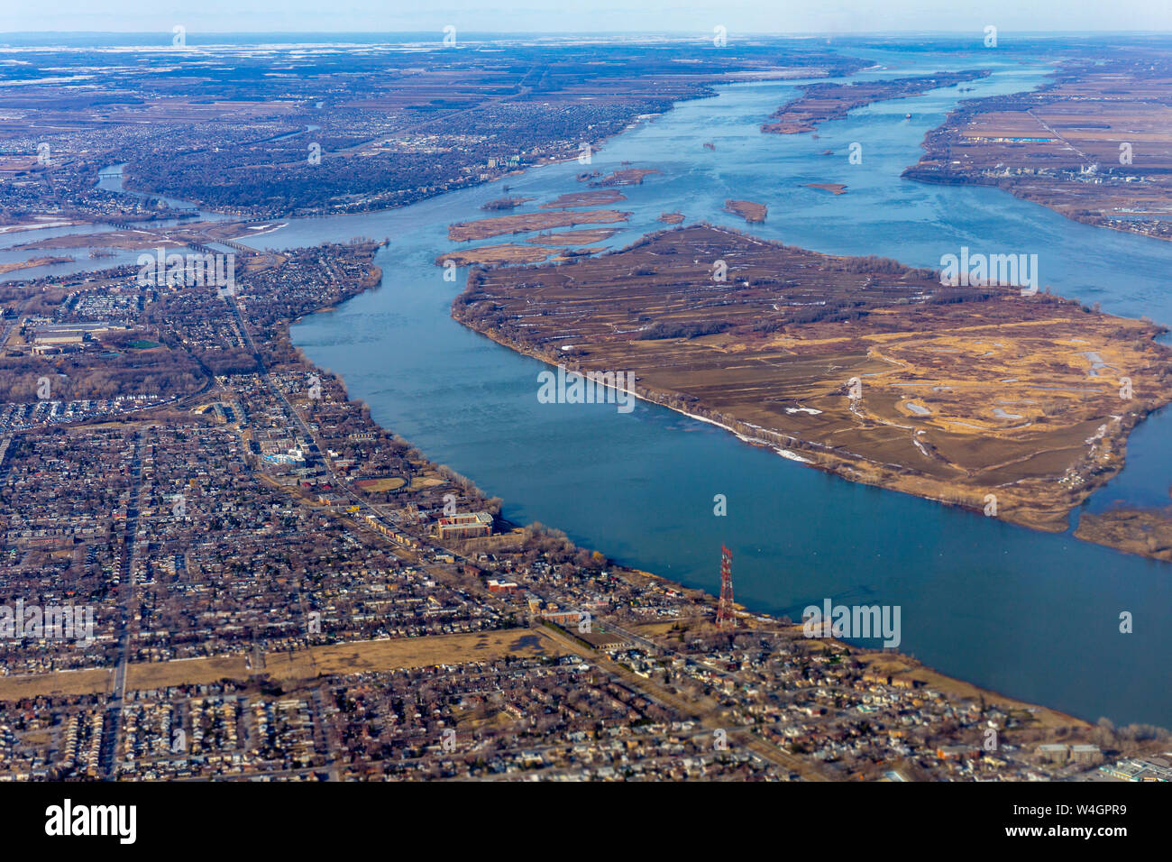 Aerial view saint quebec canada hi-res stock photography and images - Alamy