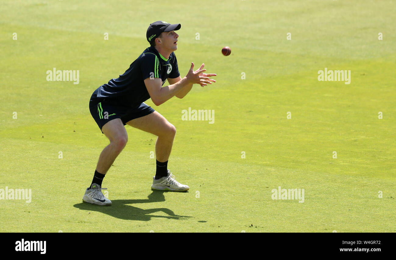 Ireland's James McCollum during the nets session at Lord's, London ...