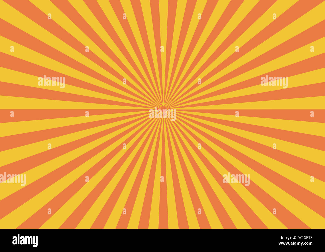 orange and yellow sunburst retro abstract background Stock Photo - Alamy