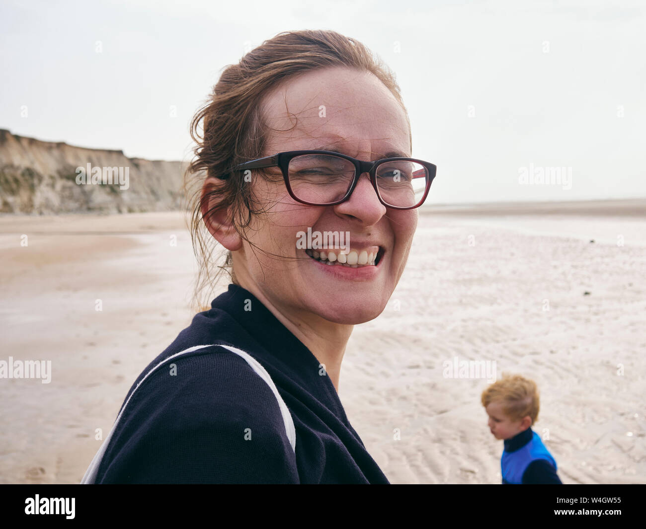 France woman beach hi-res stock photography and images - Alamy