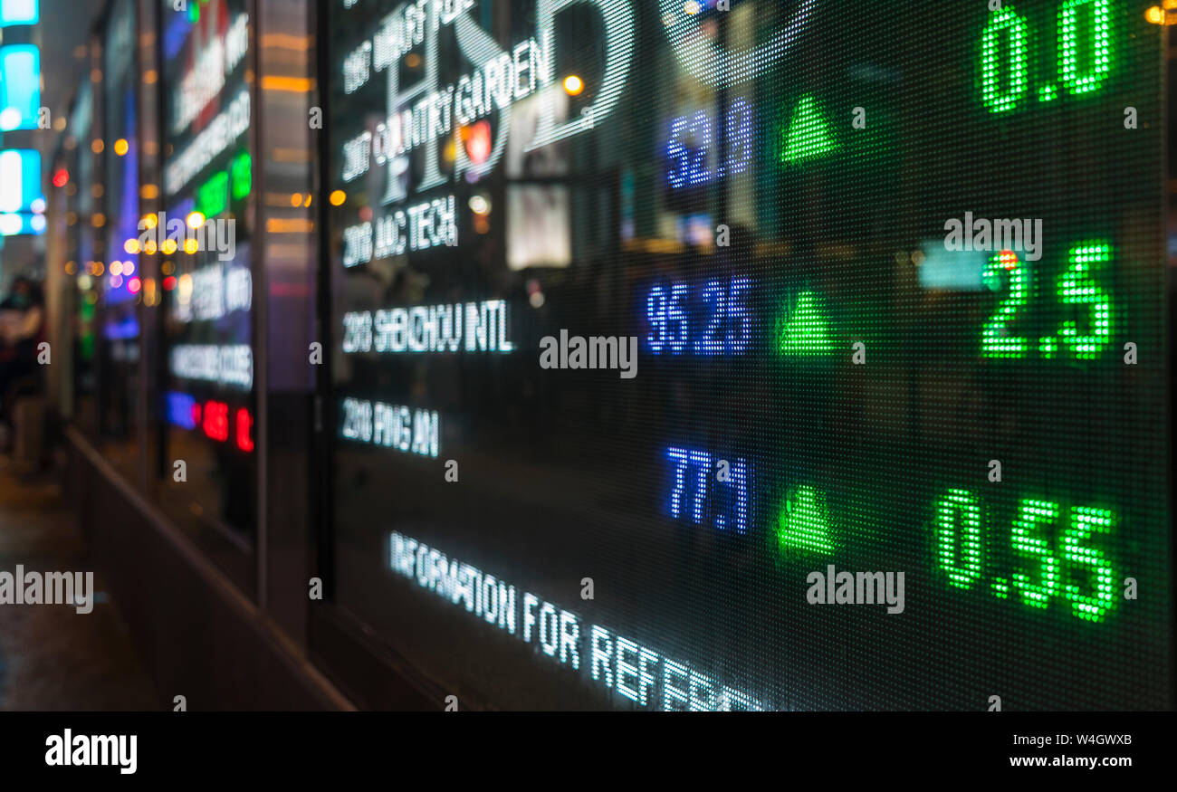 Close up reflection stock market hi-res stock photography and images ...