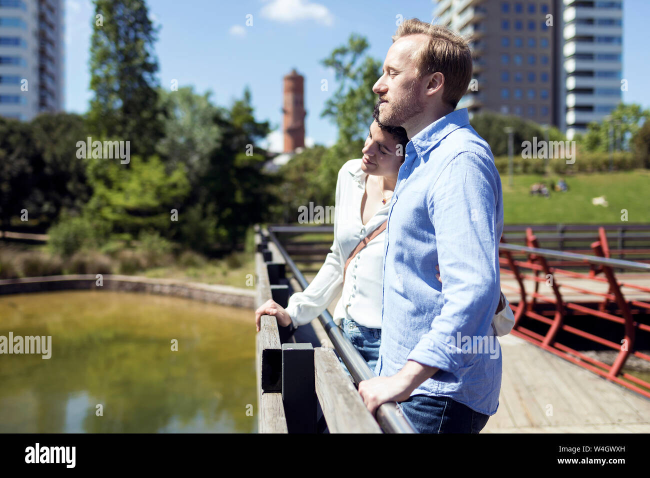Women enjoying sun hi-res stock photography and images - Alamy