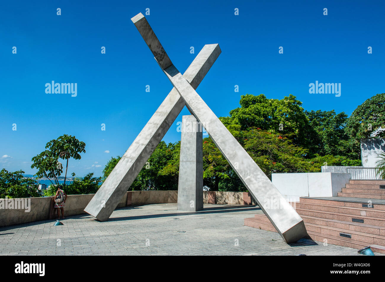 Christian cross, Pelourinho, Salvador da Bahia, Brazil Stock Photo - Alamy