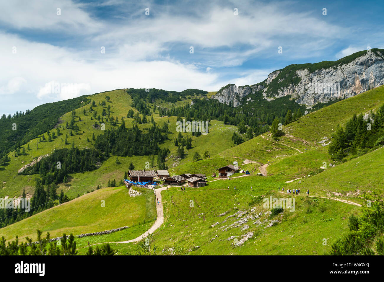 Austria, Tyrol, Maurach, Rofan Mountains, mountain huts Stock Photo - Alamy