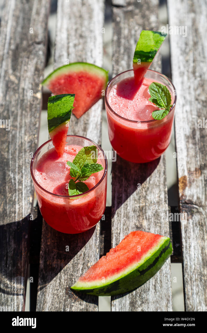 Watermelon frappe hi-res stock photography and images - Alamy