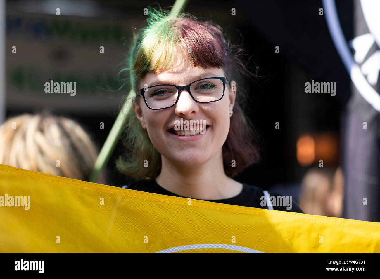 Power of demonstrating hi-res stock photography and images - Alamy