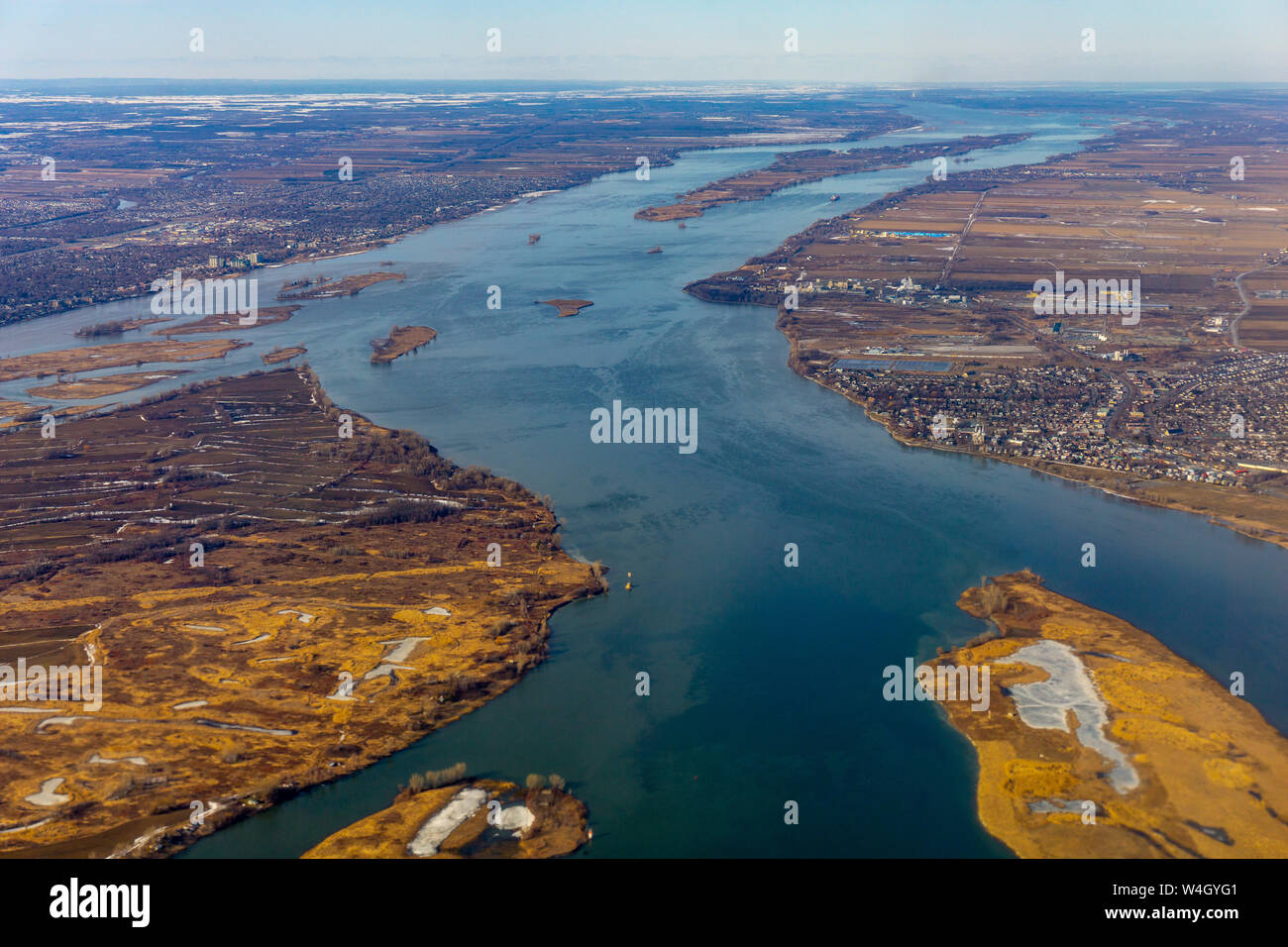 Aerial view saint quebec canada hi-res stock photography and images - Alamy