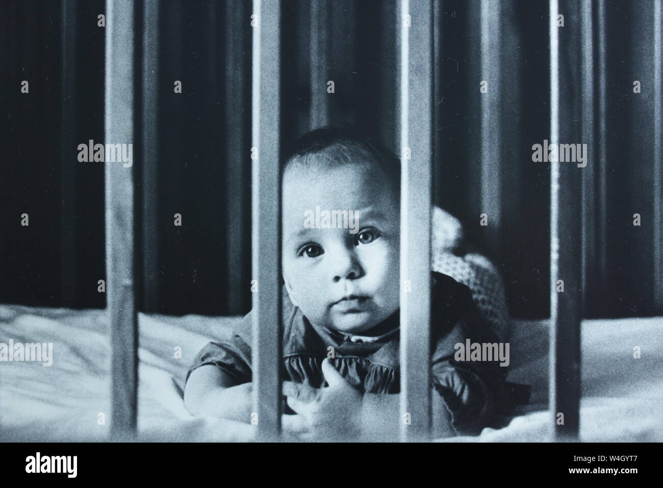 Baby portrait 1970s hi-res stock photography and images - Alamy