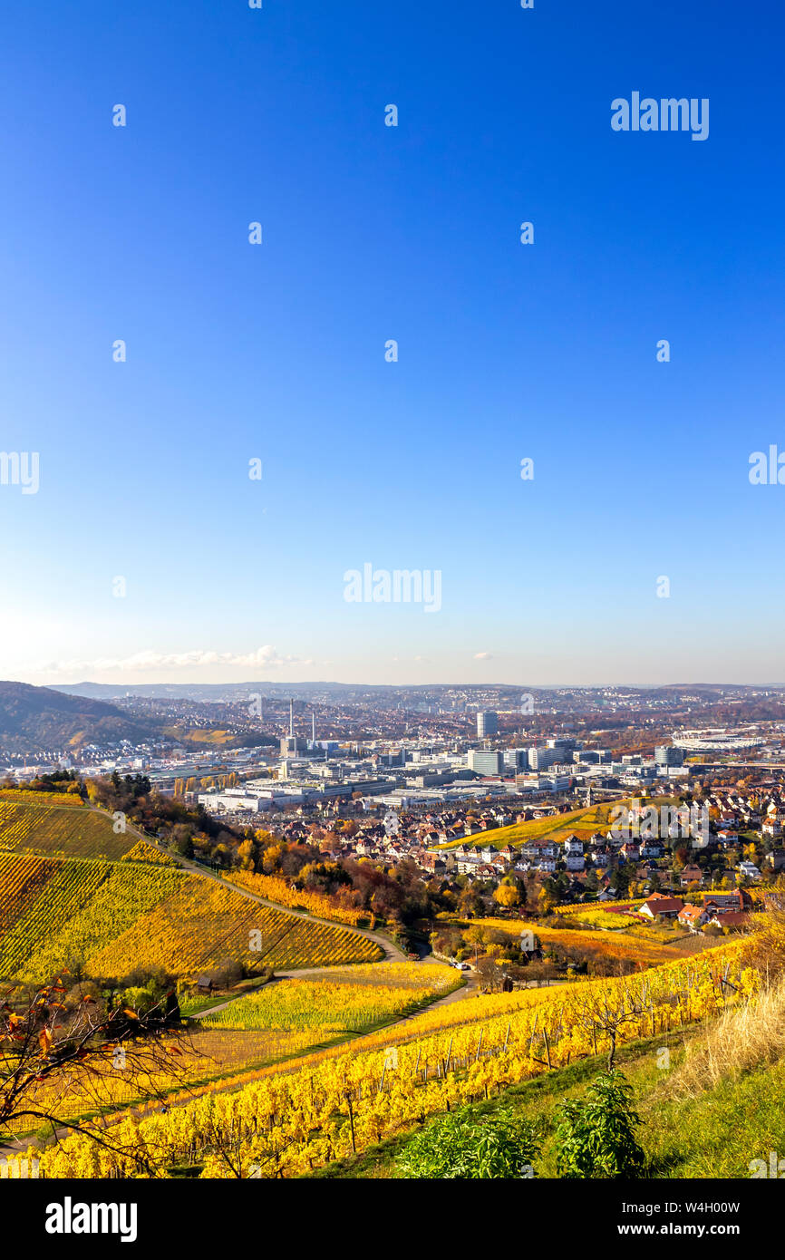 View over Stuttgart, Germany Stock Photo - Alamy