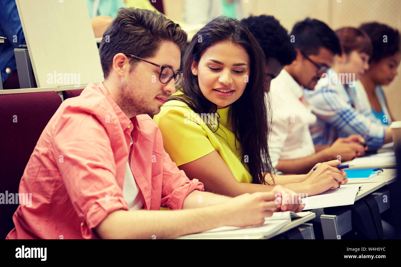 Multiethnic students writing test hi-res stock photography and images ...