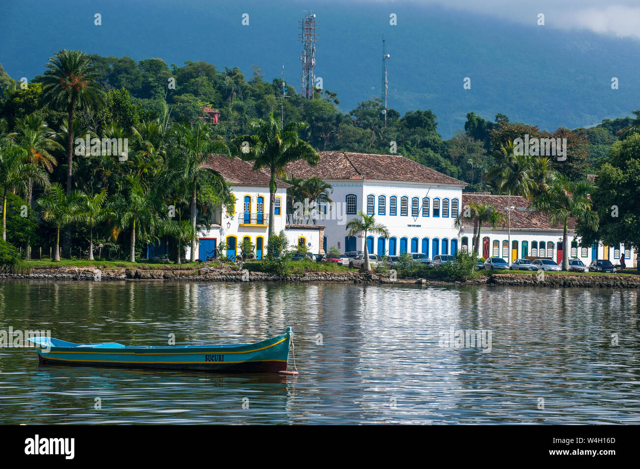 Colourful transportation boat hi-res stock photography and images - Alamy