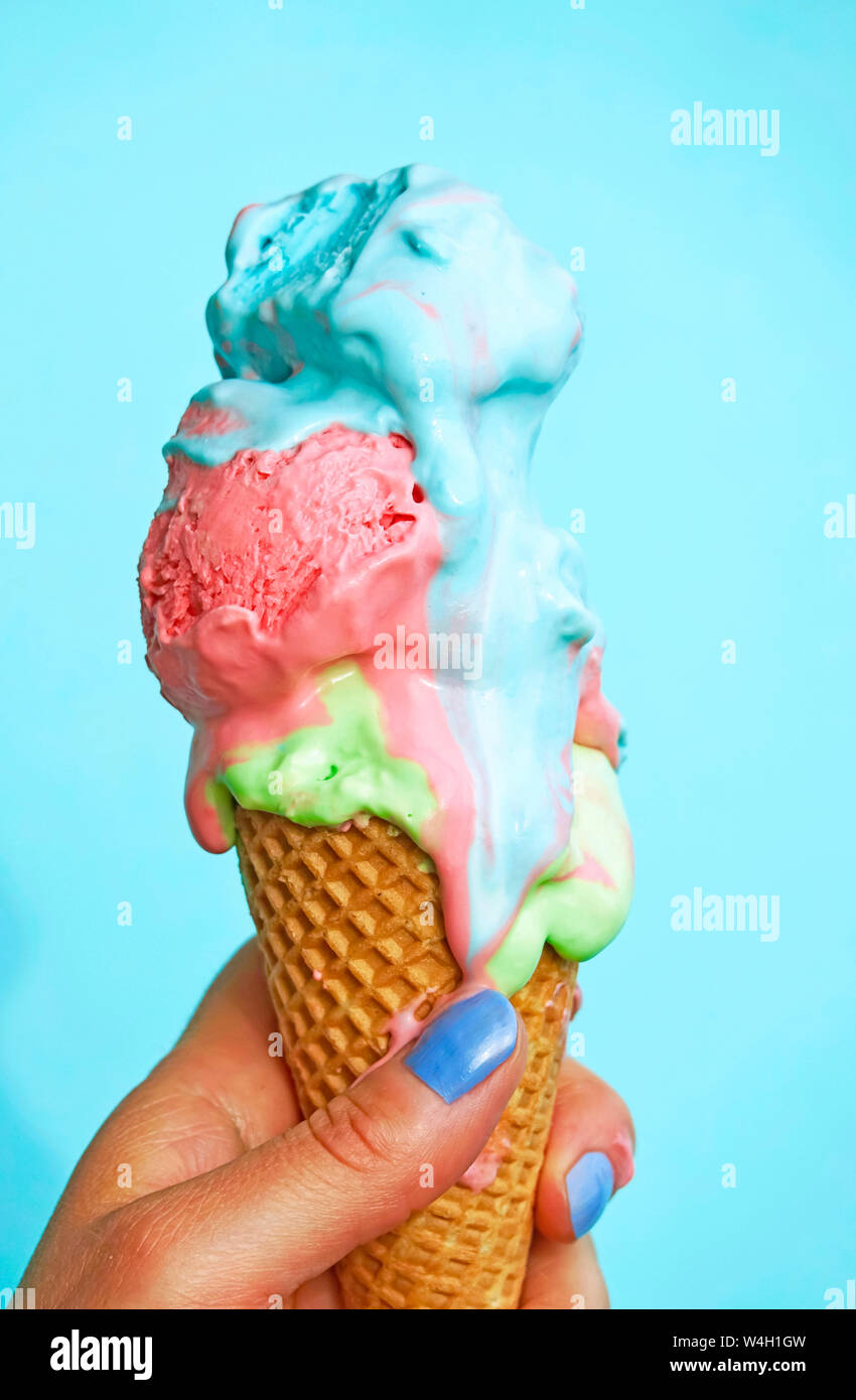 Melting Ice Cream Photography