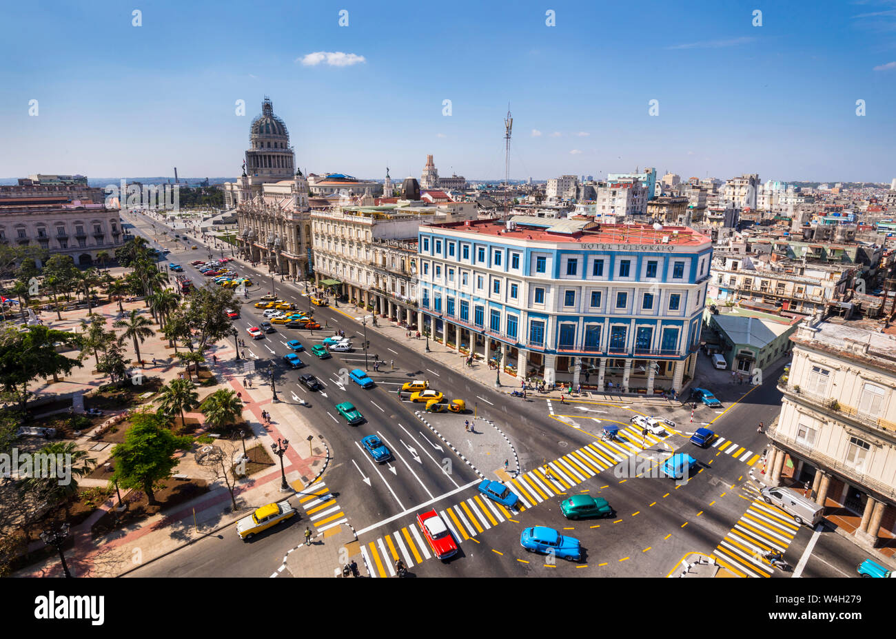 View to the city from above, Havana, Cuba Stock Photo - Alamy