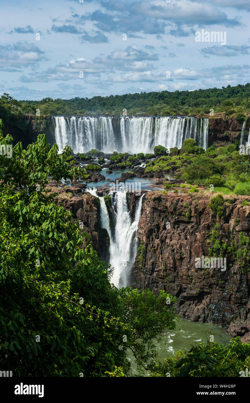 Unesco world heritage sight, Iguazu Falls, Brazil Stock Photo - Alamy