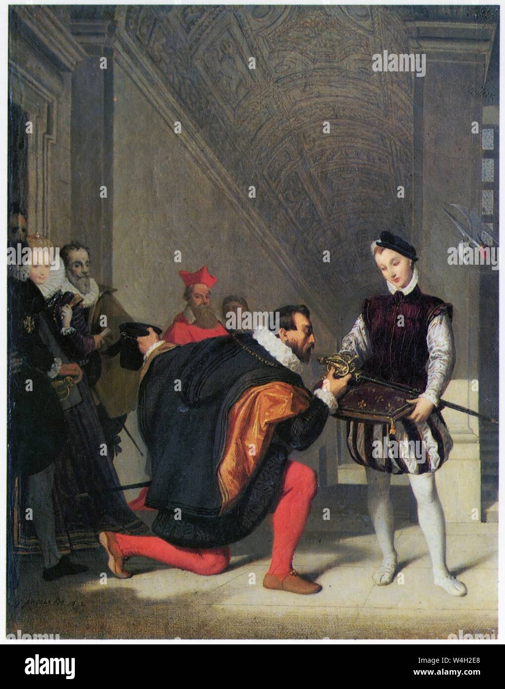 JEAN-AUGUSTE-DOMINIQUE INGRES.DON PEDRO DE TOLÈDE BAISANT L'ÉPÉE D ...