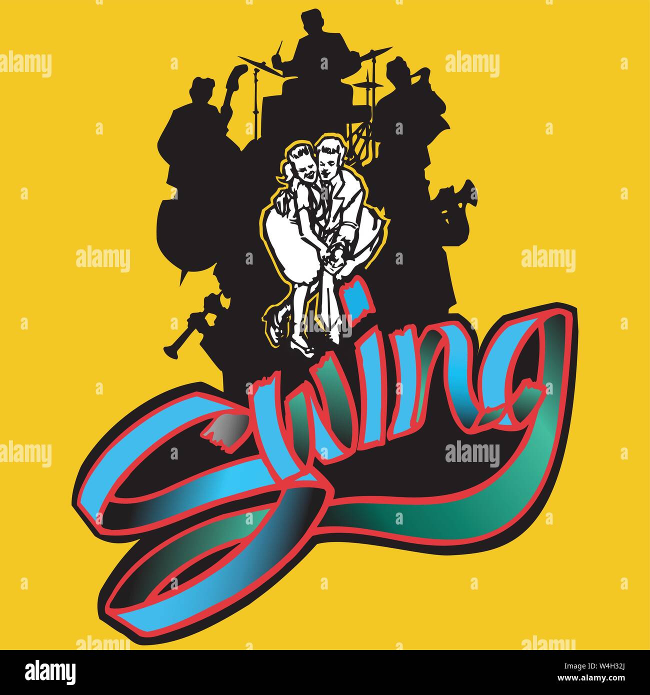 50s vectors hi-res stock photography and images - Alamy