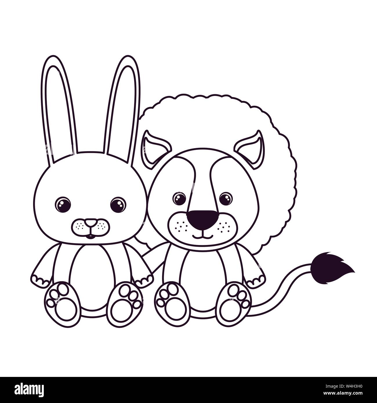 Cute Baby Animal Silhouette