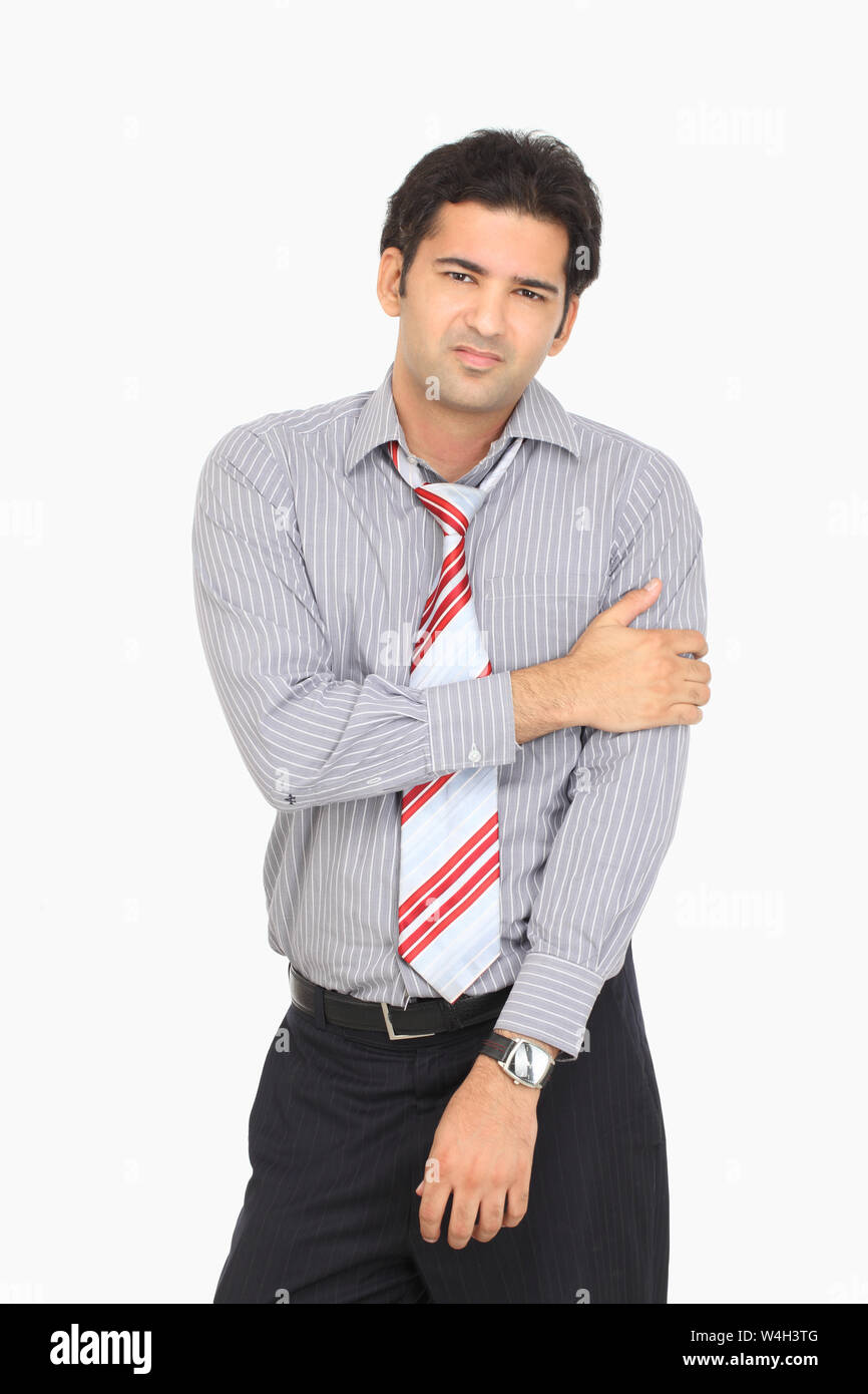 Businessman suffering from arm hi-res stock photography and images - Alamy