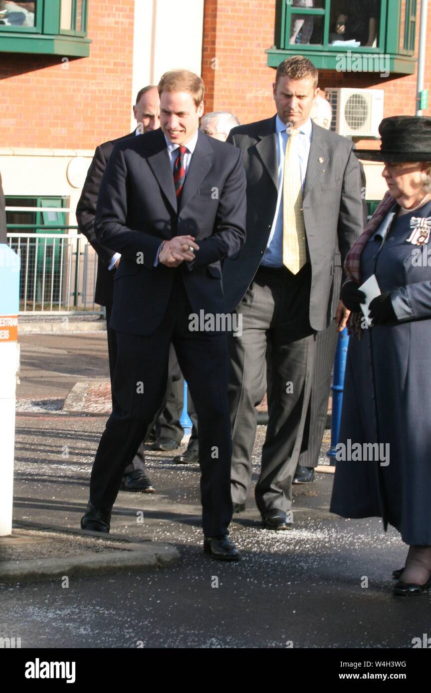 Liverpool,uk prince william in liverpool credit Ian Fairbrother/Alamy ...