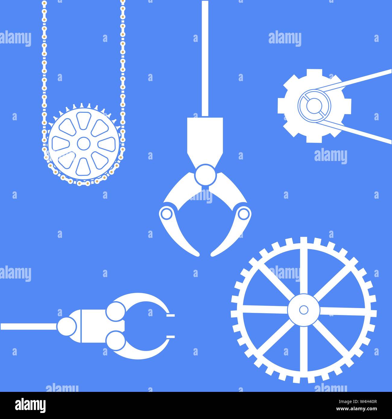 Machinery arms Stock Vector Images - Alamy